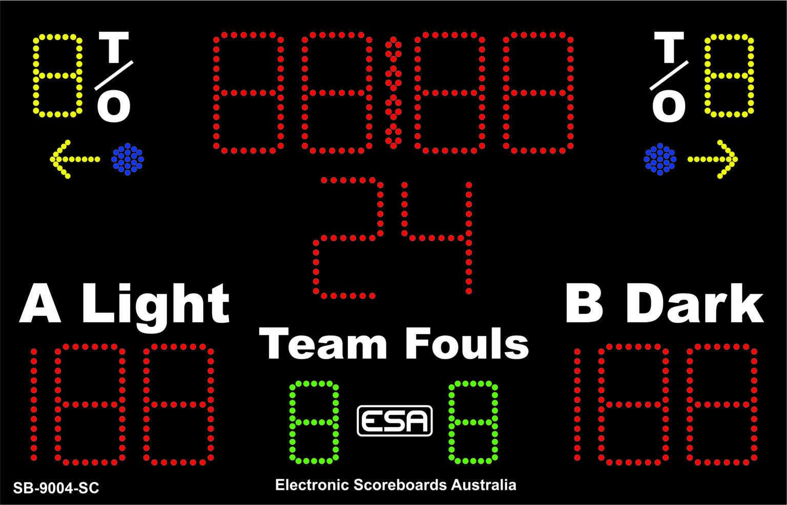 Basketball Scoreboard Australia | Electronic Sports Australia