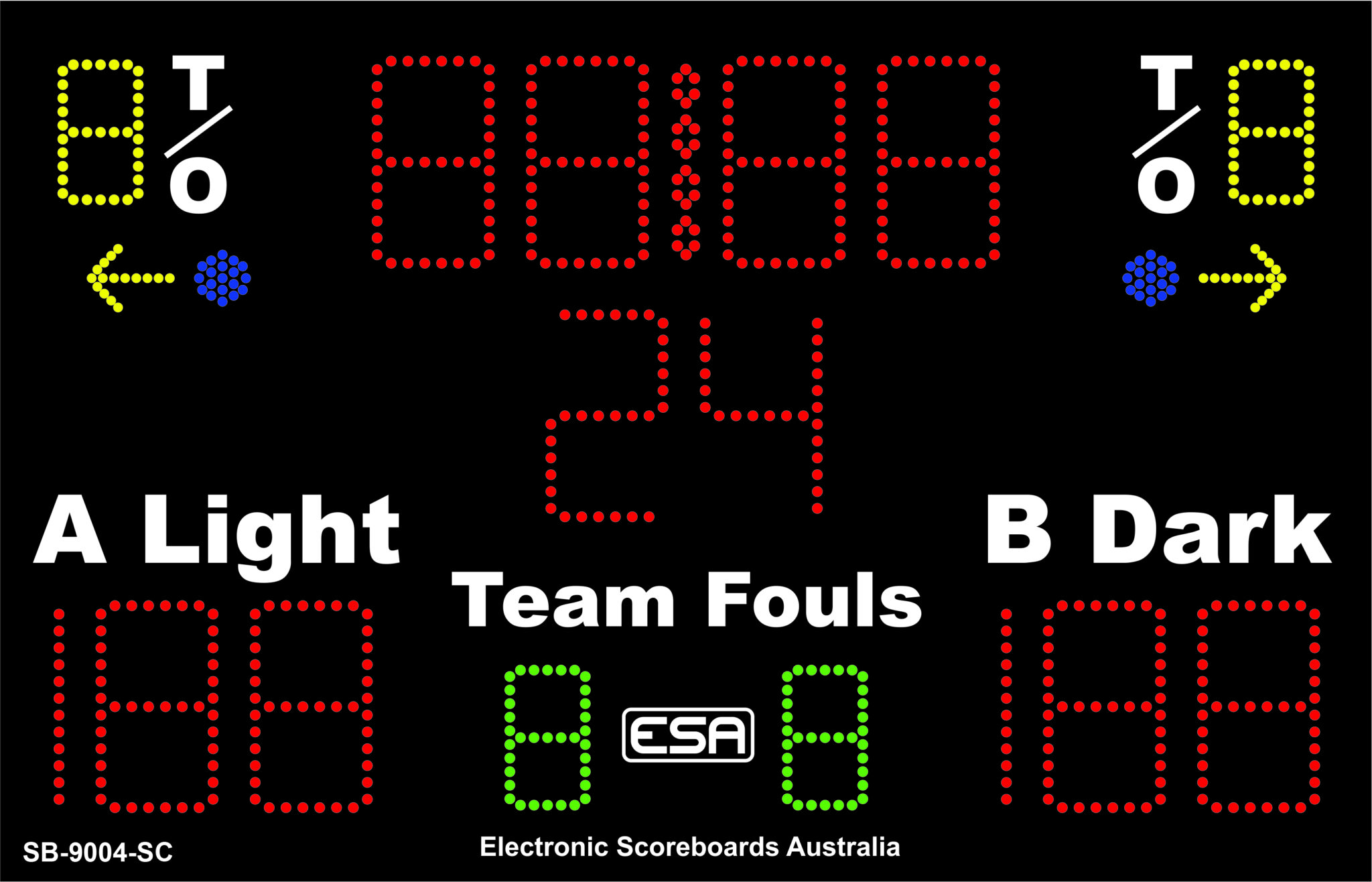 Basketball Scoreboard Australia | Electronic Sports Australia